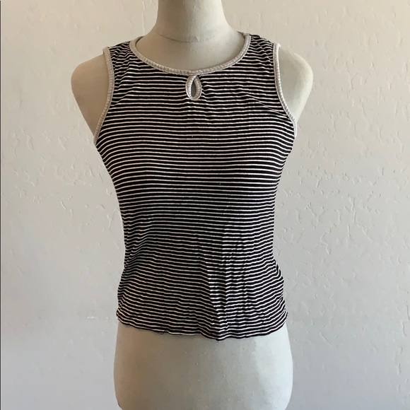 Full Tilt | Tops | Striped Crop Top Tank M | Poshmark